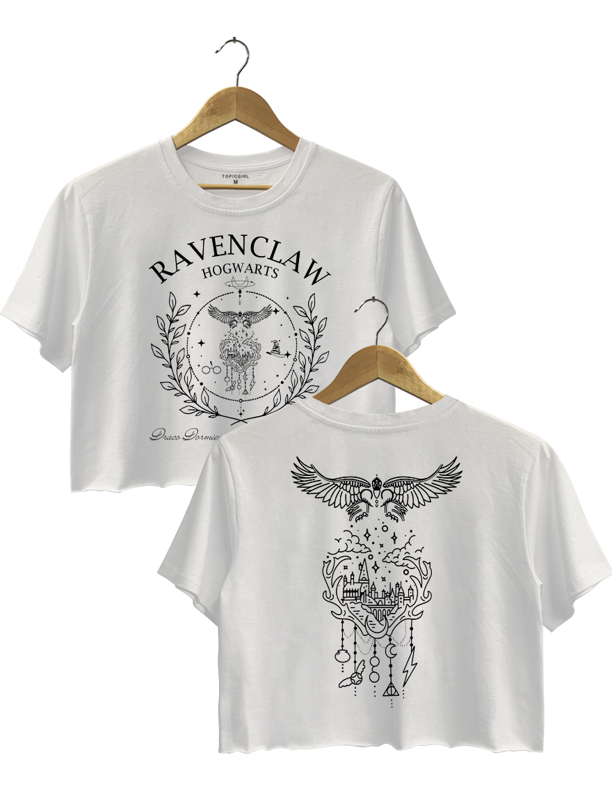 Hogwarts Ravenclaw Crop Top – topicgirl