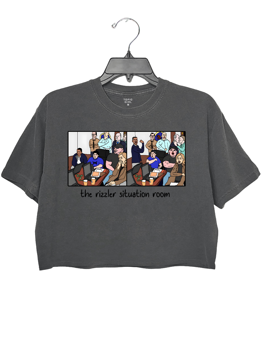 The Rizzler Situation Room Crop Top – topicgirl