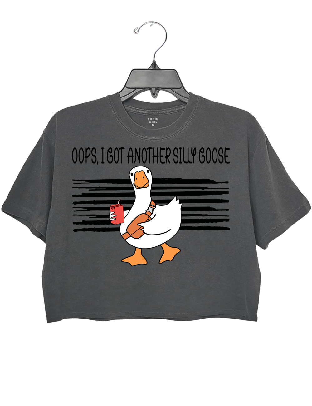 Oops Snagged Another Silly Goose Crop Top – topicgirl