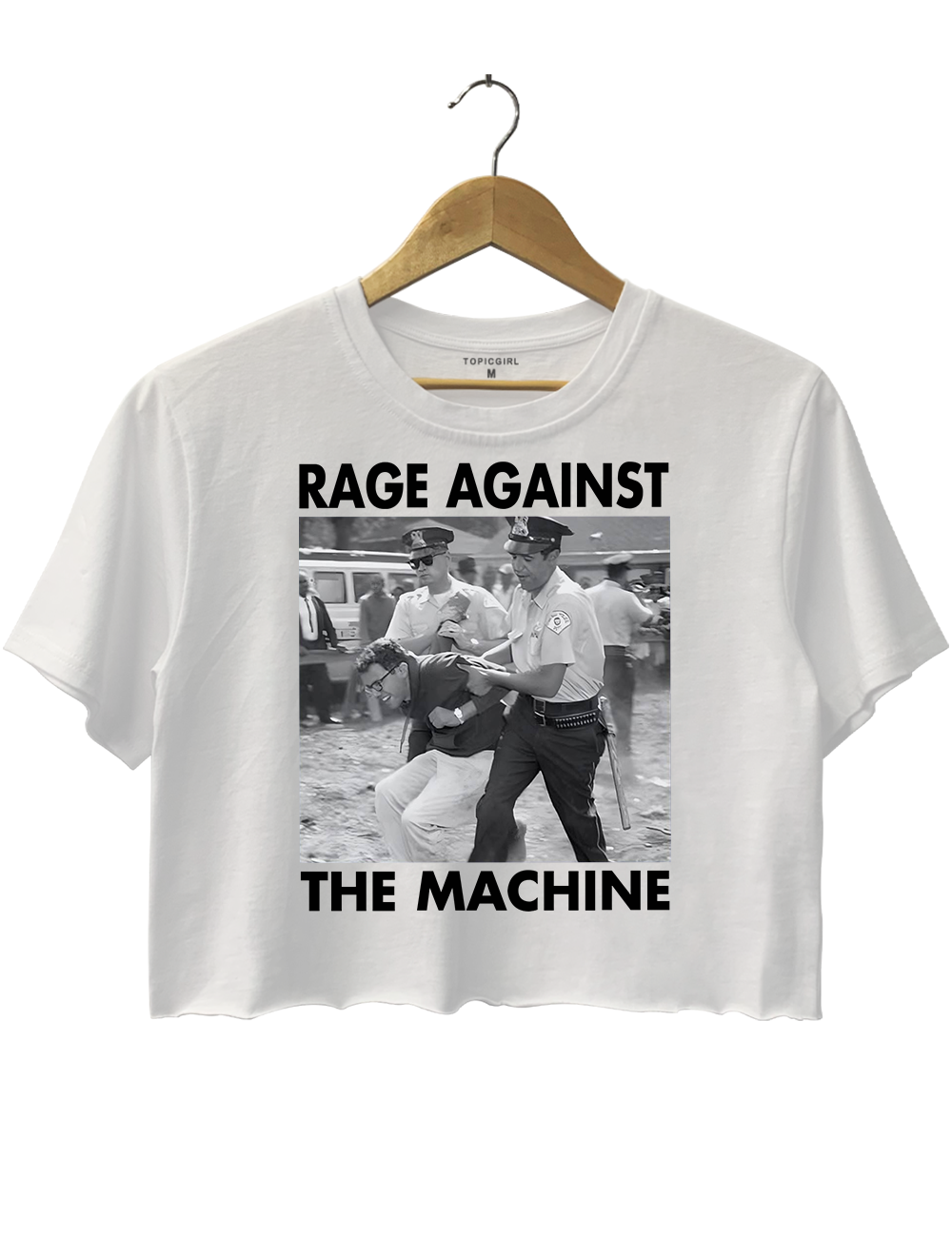 1963 Arrest Bernie Sanders Crop Top – Topicgirl