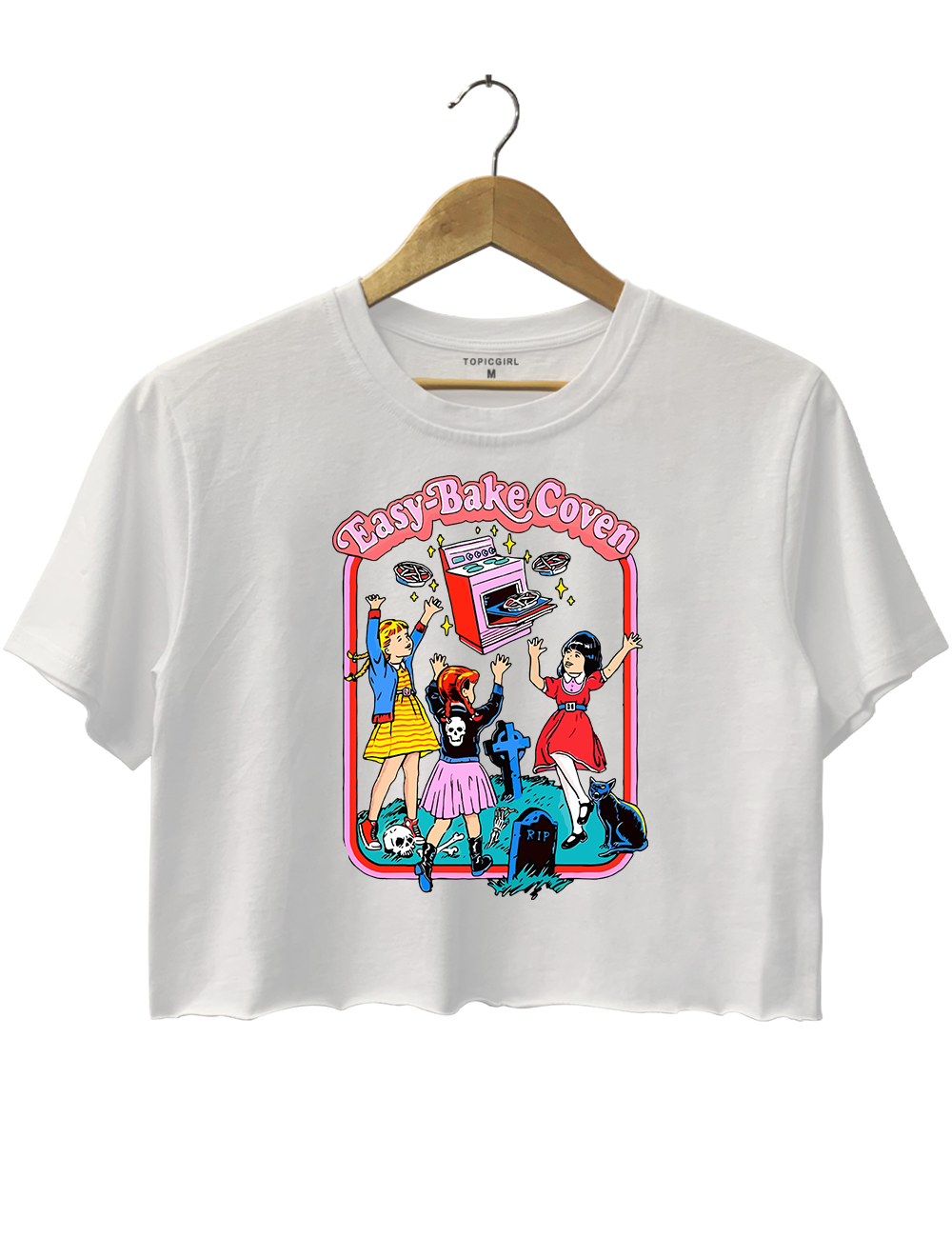 Easy Bake Coven 90s Horror Movie Crop Top – topicgirl