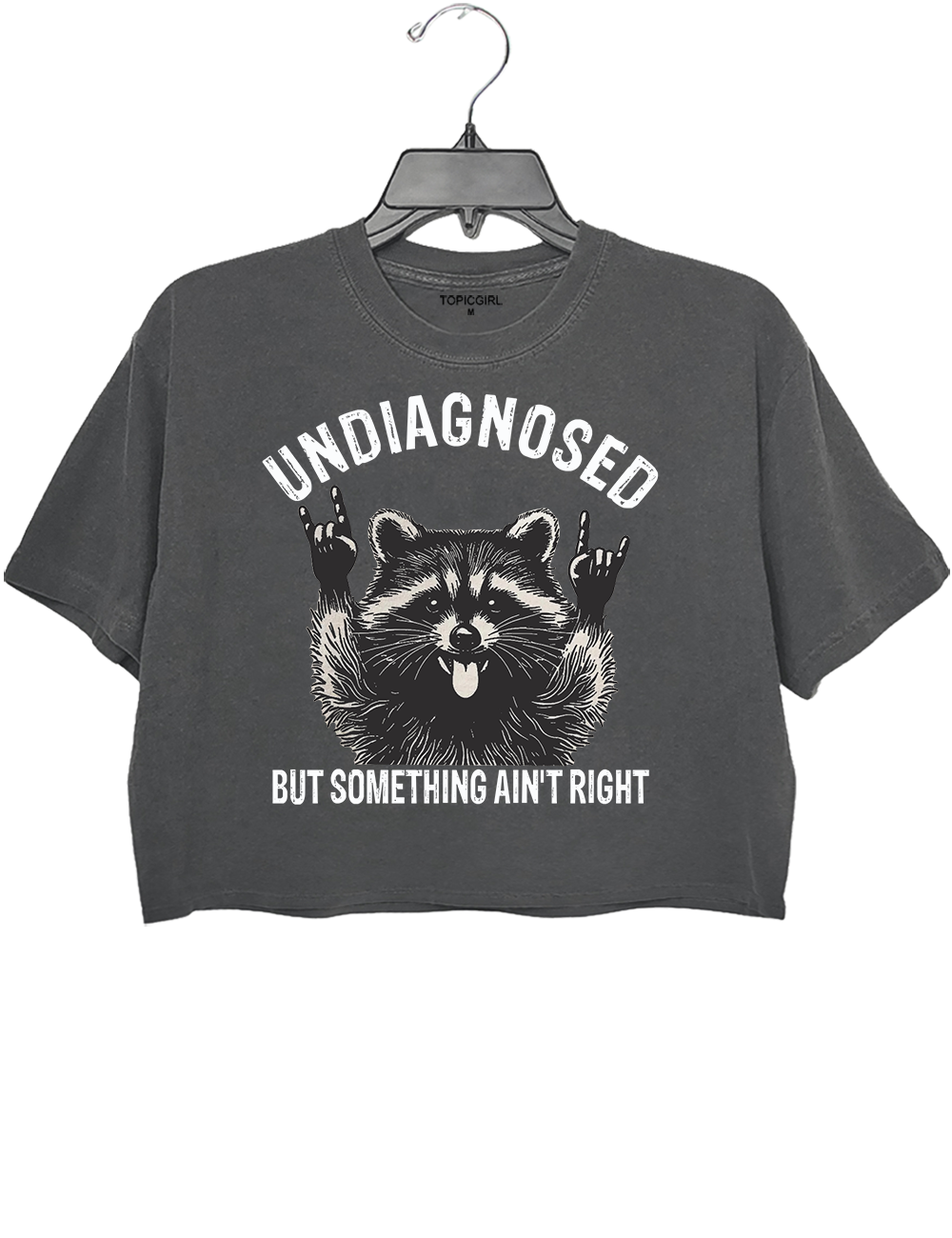 Undiagnosed But Something Ain't Right Crop Top – Topicgirl